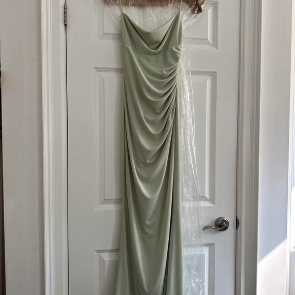 Katie May | Dresses | Katie May Surreal Gown In Sage | Poshmark